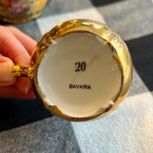 Bavaria | Dining | Vintage Bavaria 24 Karat Gold Porcelain Tea Set ...